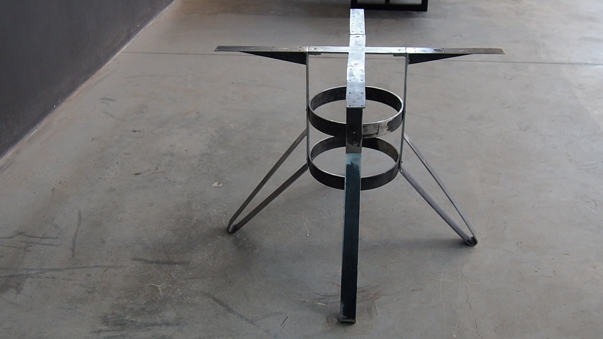 28" Lagari Steel Table Base Height 26" 32" - balasagun