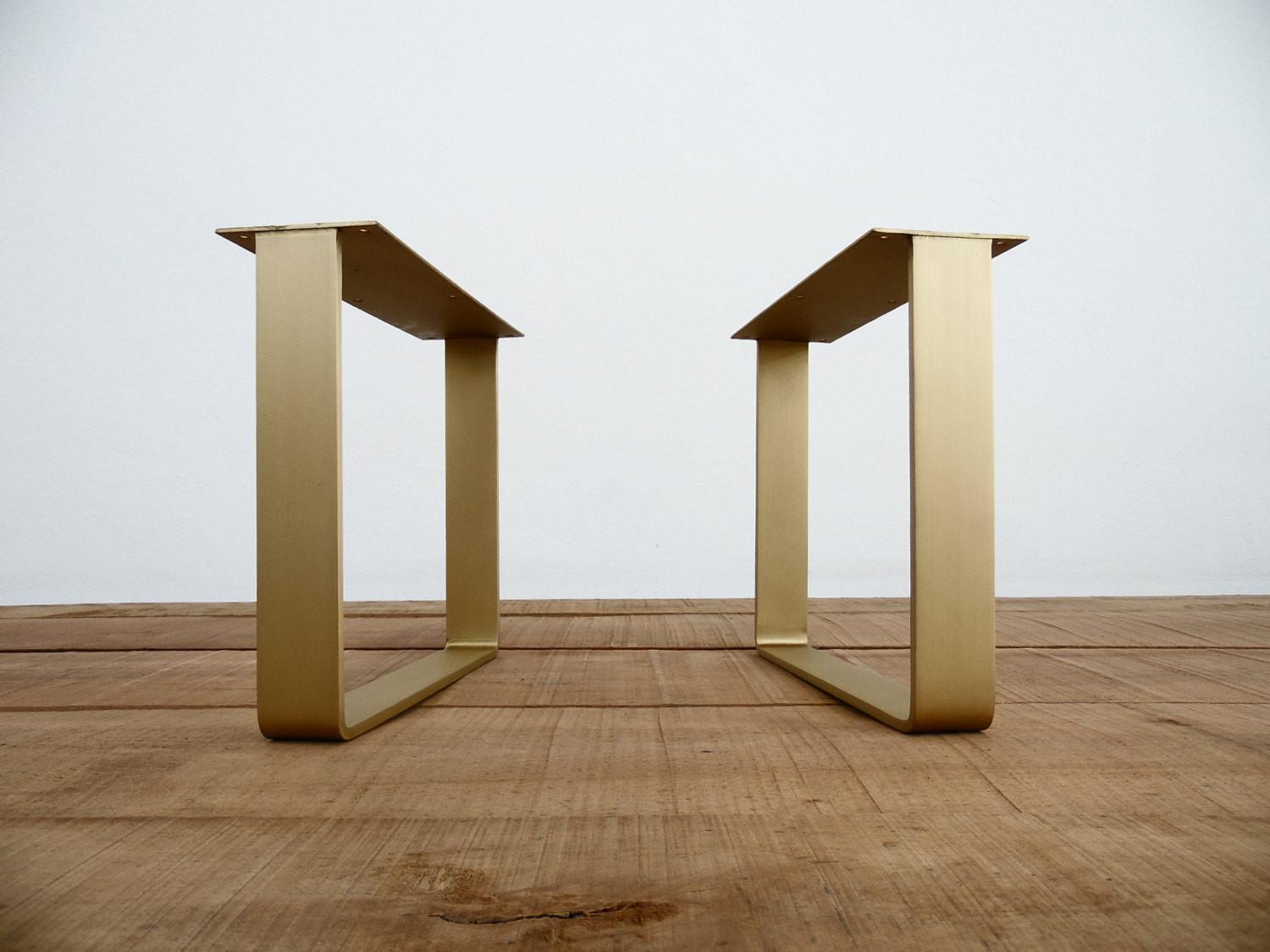 Brushed brass table legs store