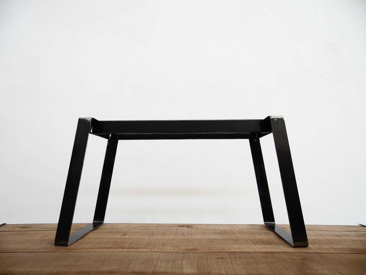 28" H X 24" W Apart 42" Angled Flat Steel Table Base, Height 26" 32" S ...