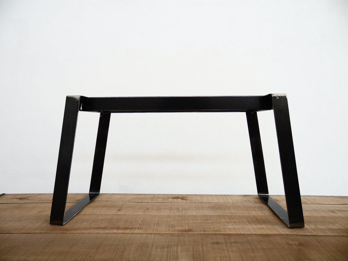 28" H X 24" W Apart 42" Angled Flat Steel Table Base, Height 26" 32" S ...