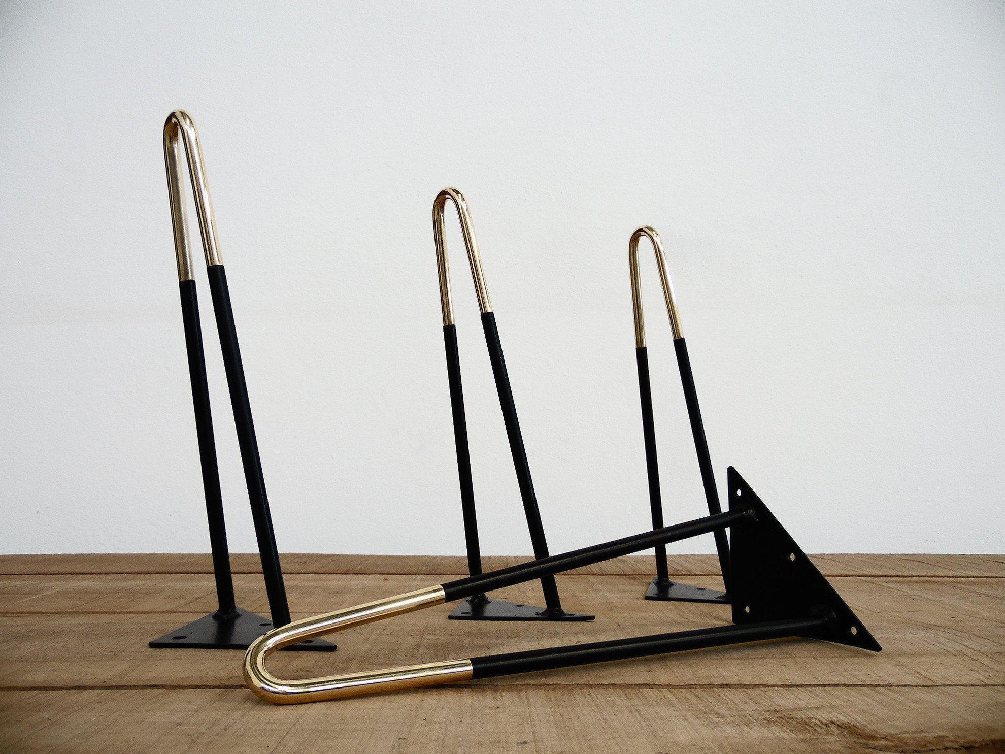 Hairpin Table Legs For Coffee Tables-Desks- Benches and Furnitures ...