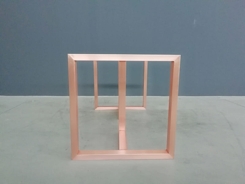 Copper Table Base For Modern Table With Metal Legs - balasagun