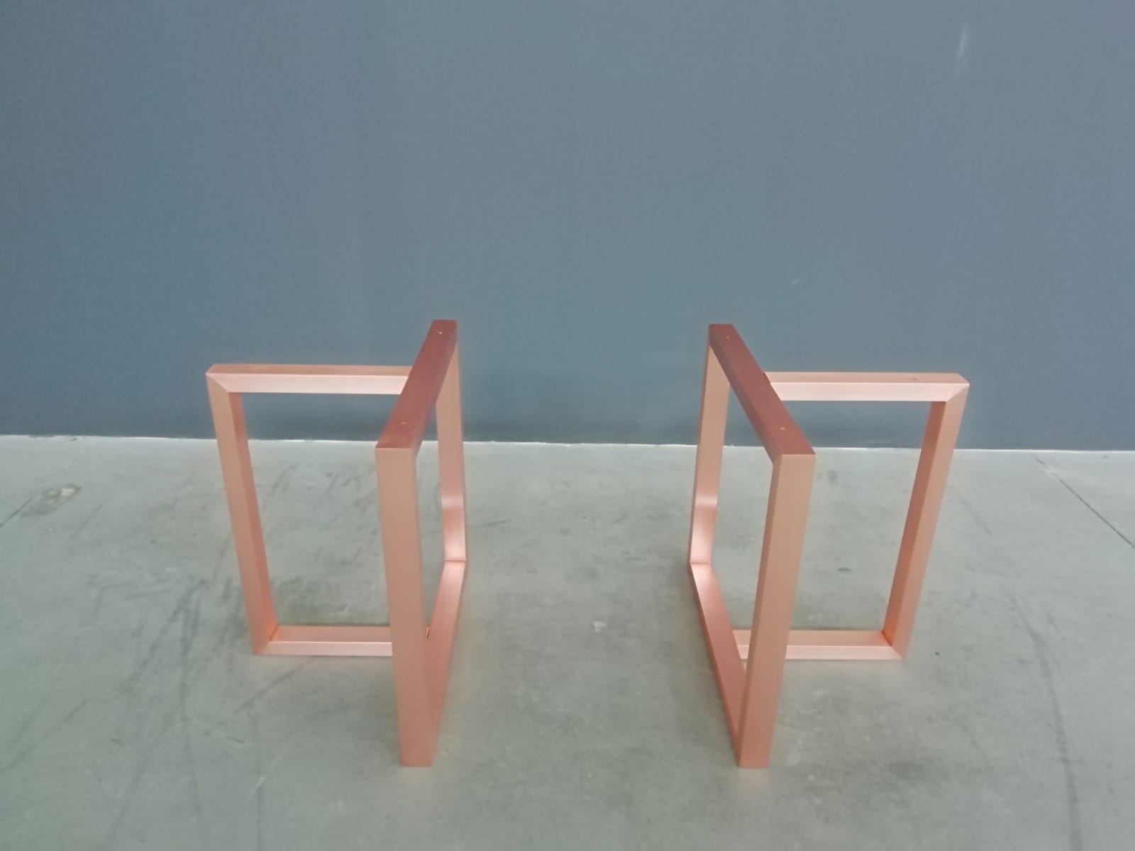 Copper Table Base For Modern Table With Metal Legs - balasagun