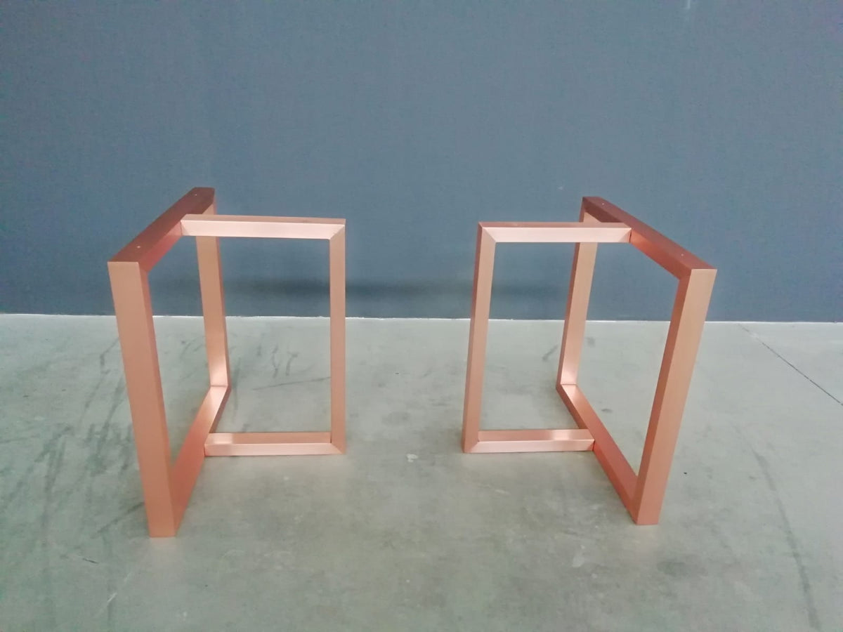 Copper Table Base For Modern Table With Metal Legs - balasagun