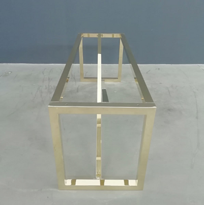 Modern Brass Dining Table Base - balasagun