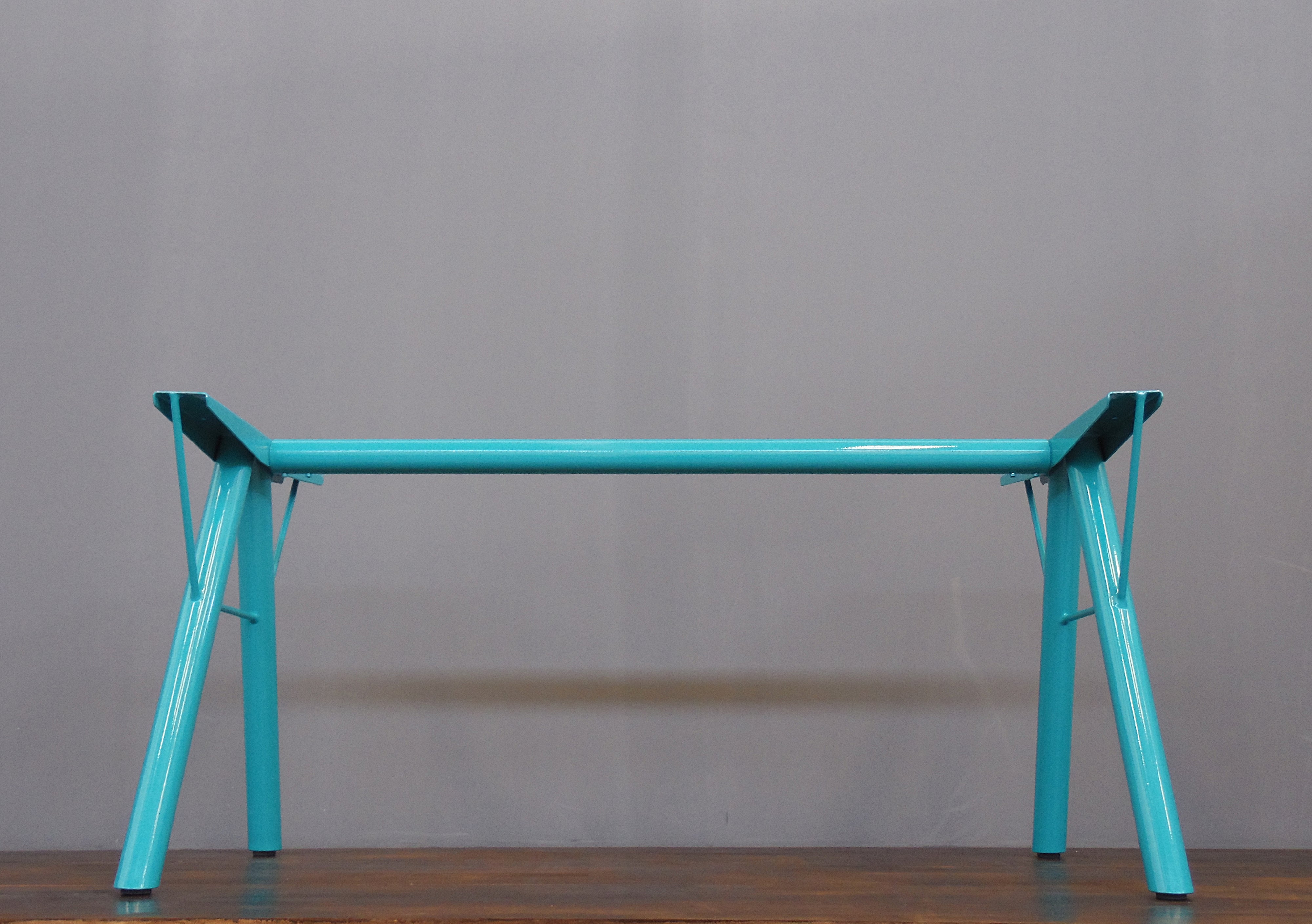 28" Pipe L Metal Table Base ,28" Width x 52" Length - balasagun