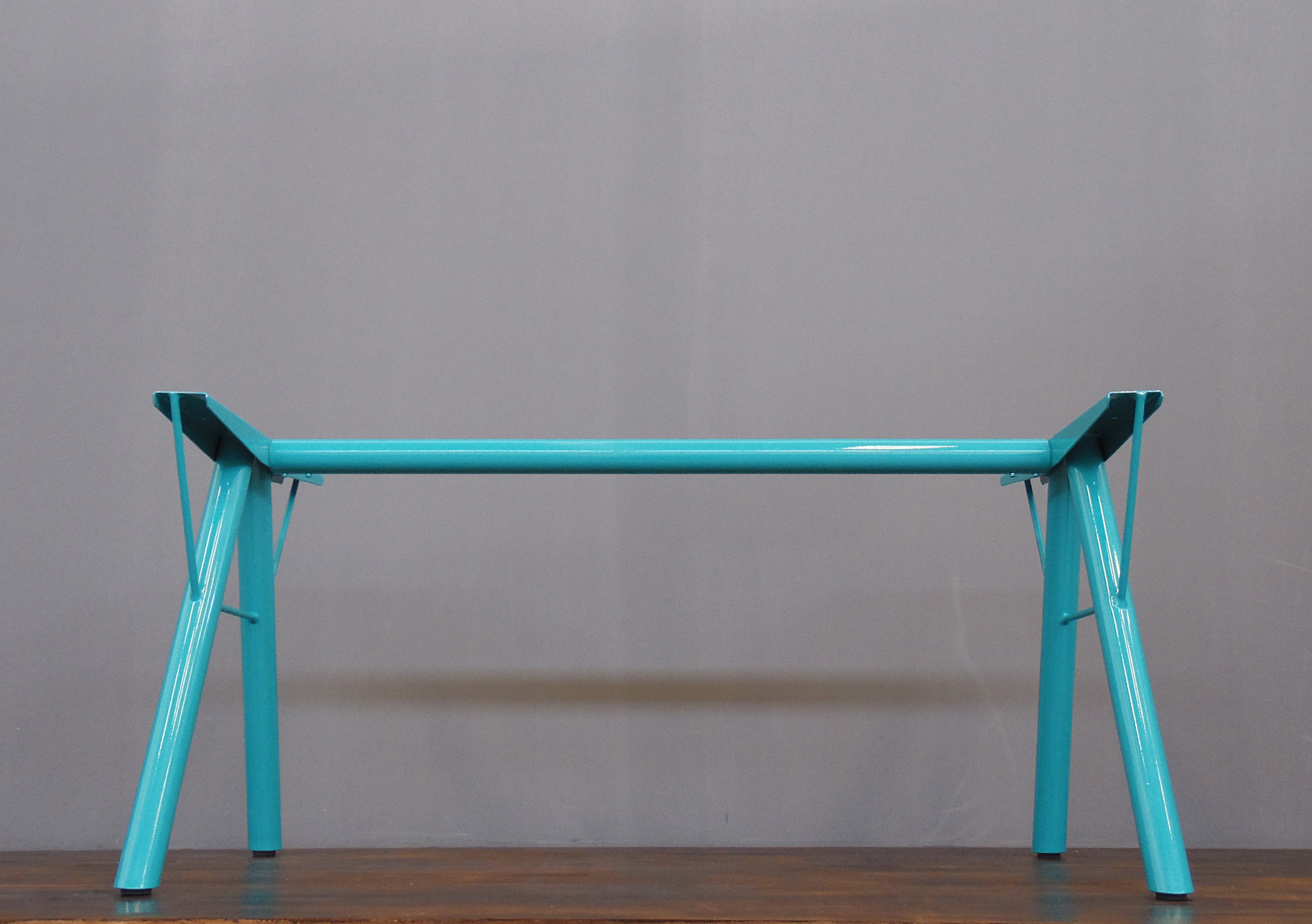 28" Pipe L Metal Table Base ,28" Width x 52" Length - balasagun
