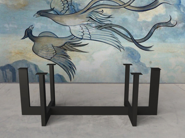 Metal Table Base For Rectangular Coffee Tables With Glass ,Marble,Wood ...