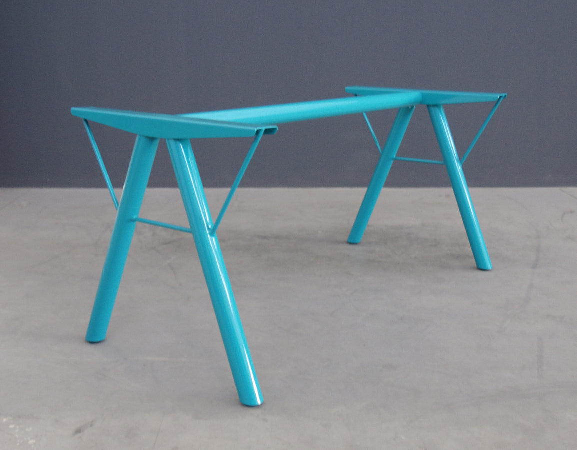 28" Pipe L Metal Table Base ,28" Width x 52" Length - balasagun