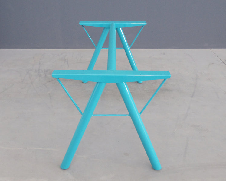 28" Pipe L Metal Table Base ,28" Width x 52" Length - balasagun