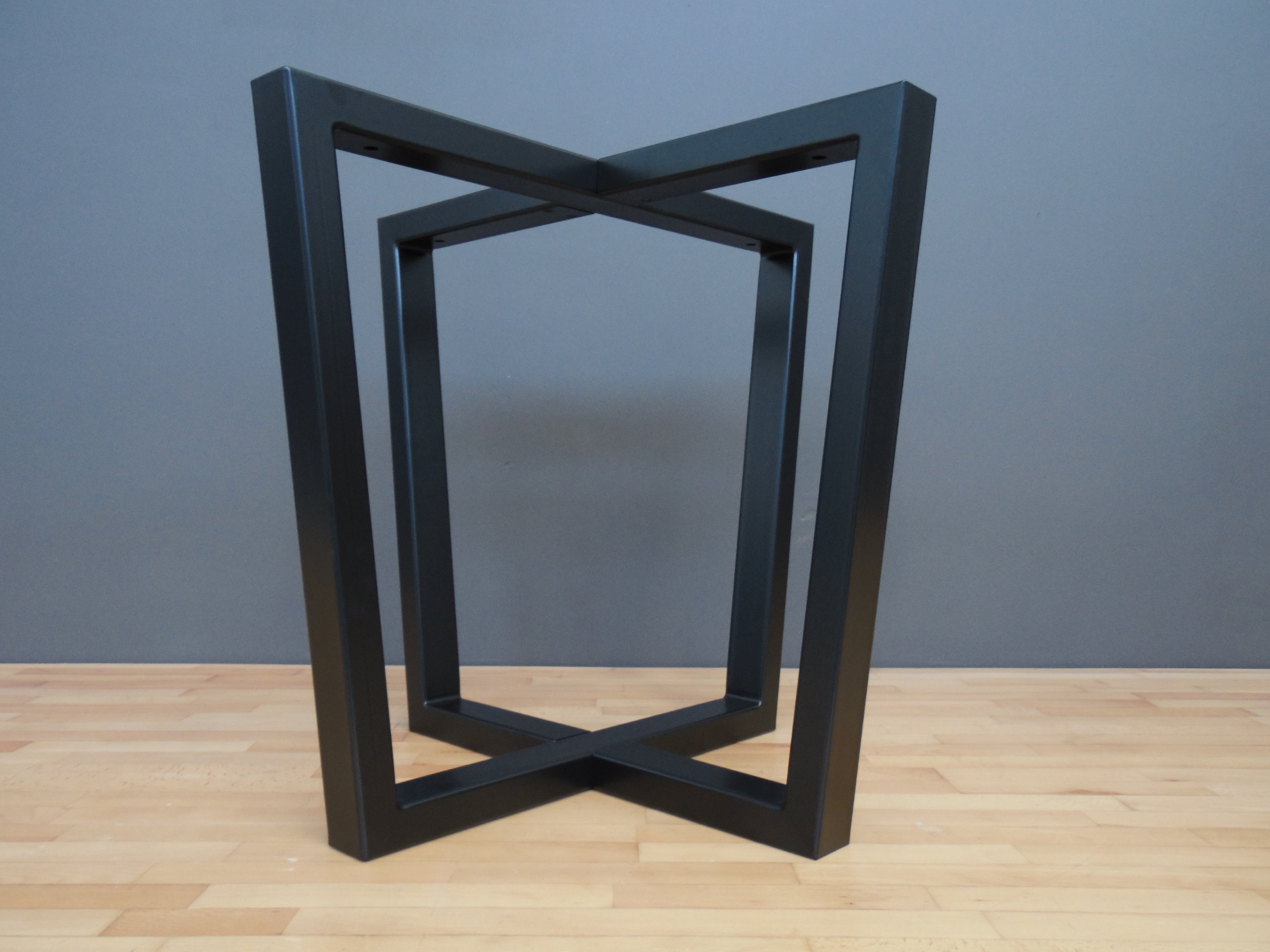 Iron Table Legs : Trapezoid Table Legs Collection Made Custom - balasagun